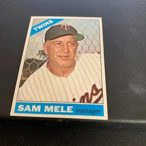 1966 Topps #3 Sam Mele Manager Minnesota Twins | eBay