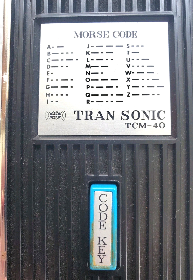 Rare Japan Tran Sonic Morse Code TCM-40 Sending Morse code Pair | eBay