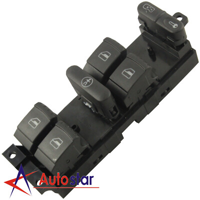 Front Left Power Window Switch For 00-05 VW Jetta Passat Golf 4 Door ...