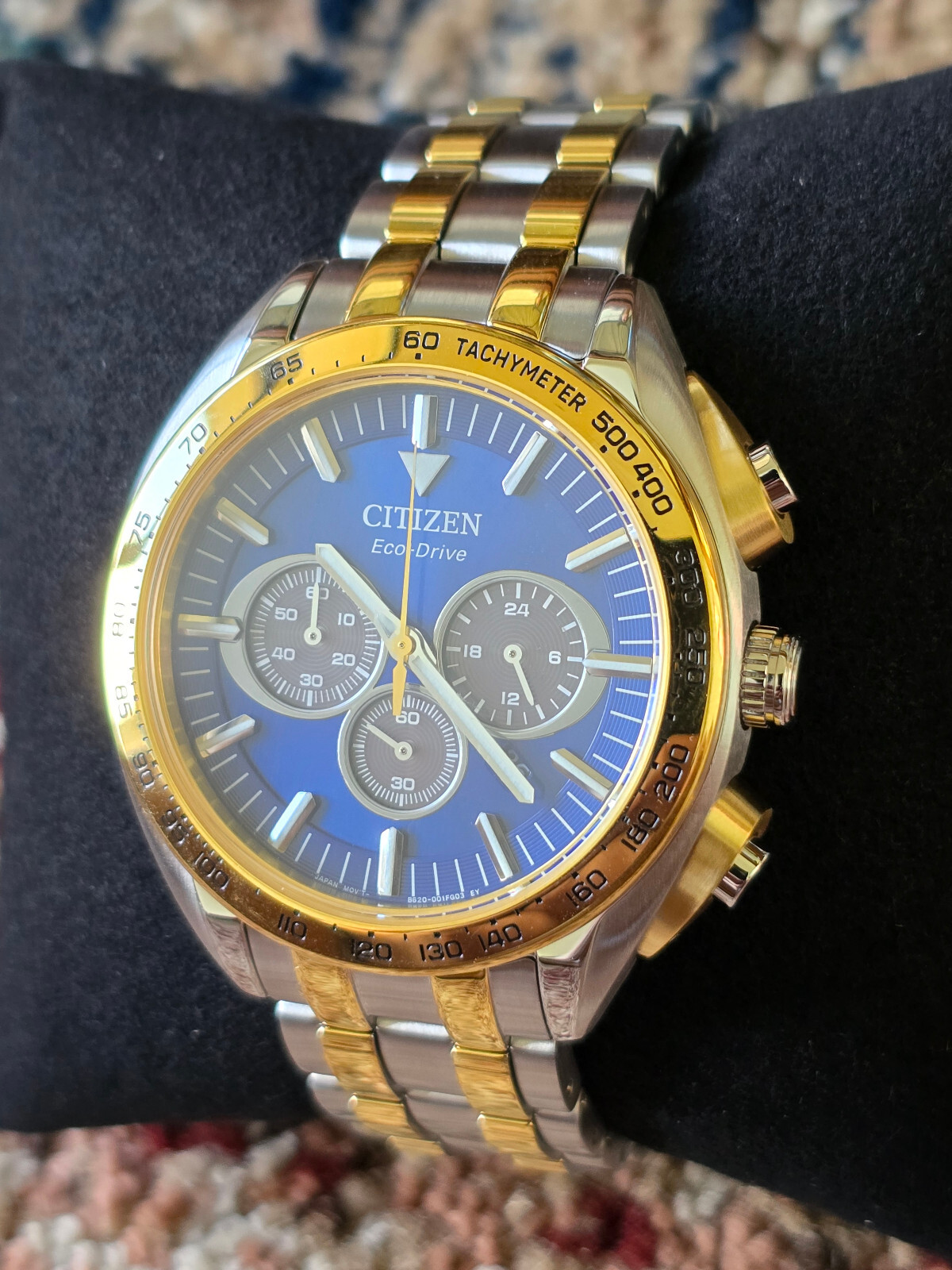 Citizen Blue Dial Sapphire Crystal Chronograph Date Men's Watch CA4544 ...