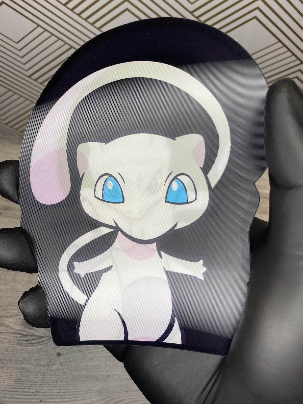 Pokemon Mewtwo And Mew 3d Lenticular Motion Sticker Car Decal Peeker Ebay 2761