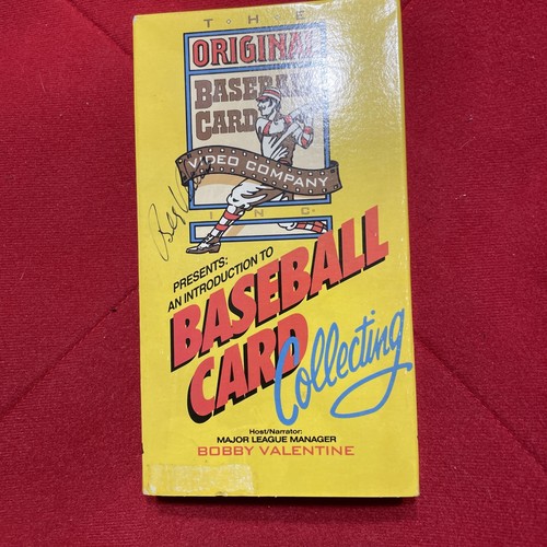 An Introduction To Baseball Card Collecting Signed By Bobby Valentine ...