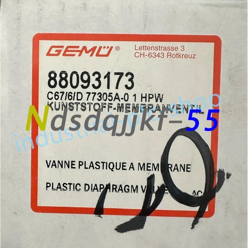 1PC GEMU C67/6/D 77305A-0 1 HPW diaphragm valve new | eBay