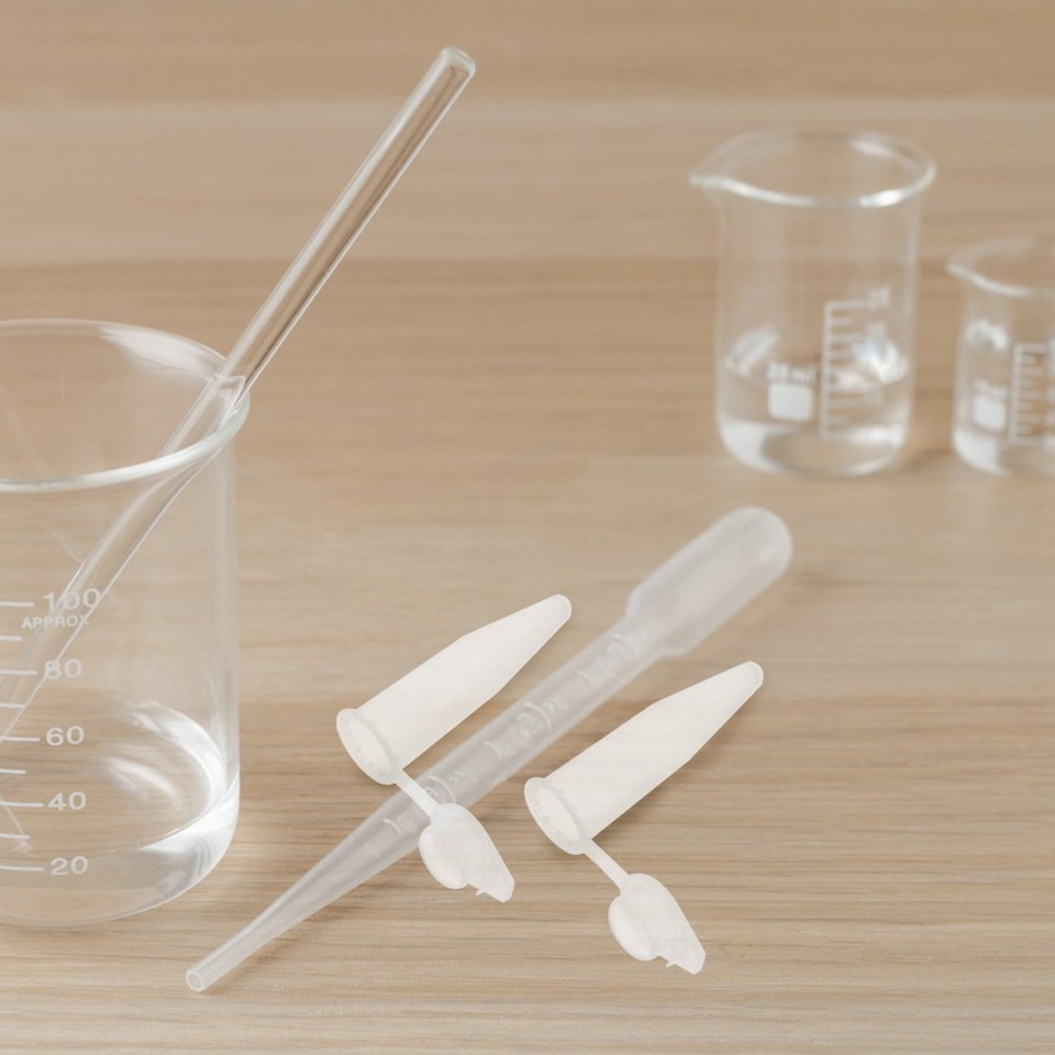 50 Pcs Transparent Plastic Conical Tubes 1.5 Ml Bottom Tip Test Vials ...