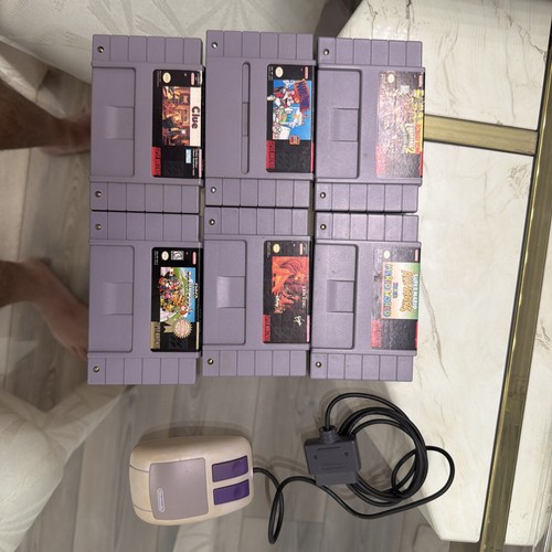 Nintendo SNES Game Lot – 6 Classic Games | Mario Kart, Donkey Kong ...