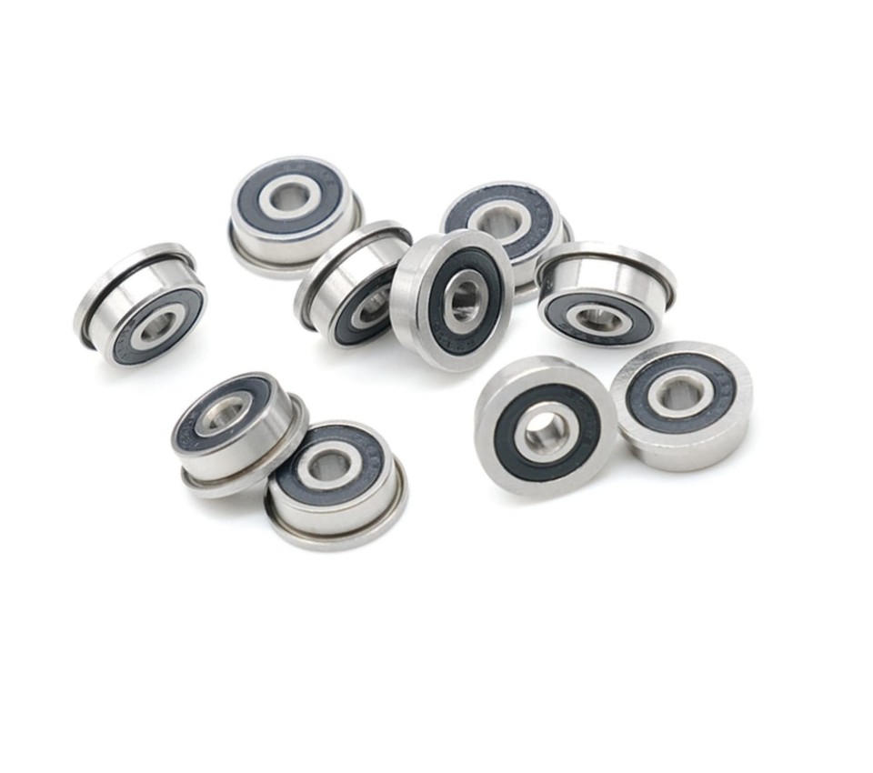 Blazingstar F623-2RS Bearing 3x10x4mm Flanged Miniature F623-RS Deep ...