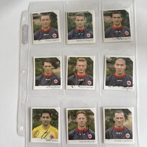 Panini Bundesliga Stickers 2003/2004 Eintracht Frankfurt Signed 11 ...