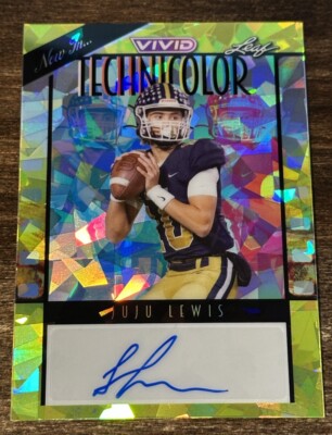 ‼️2024 Leaf Metal Vivid Juju Lewis Auto RC #4/10 Colorado Buffaloes 5⭐️ ...