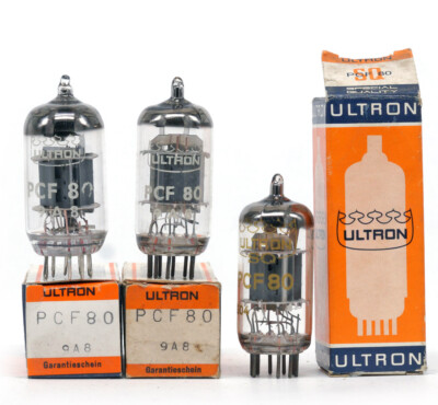 ONE PCF80/9A8 ULTRON NOS Tube Röhre Lampe TSF Valvola Valve Valvula 진공관 ...