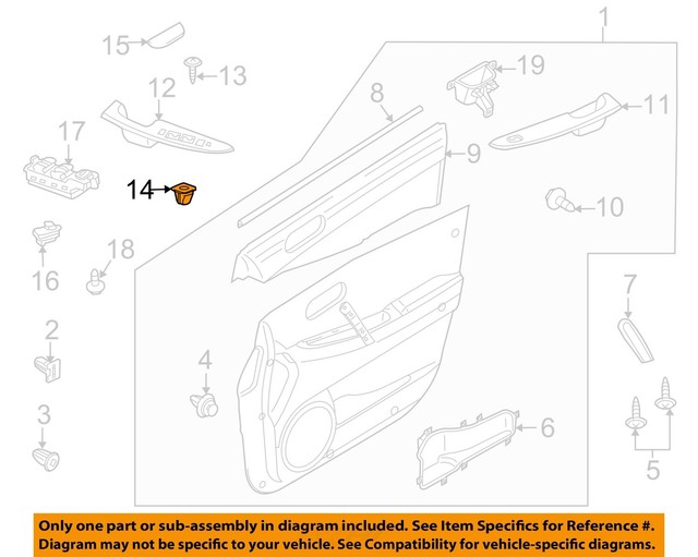 Mazda 999100501 Genuine OEM Splash Shield Grommet for sale online | eBay