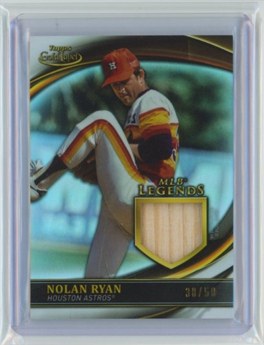 2020 Topps Gold Label Nolan Ryan /50 Game Used Relic MLB Legends #MLR ...