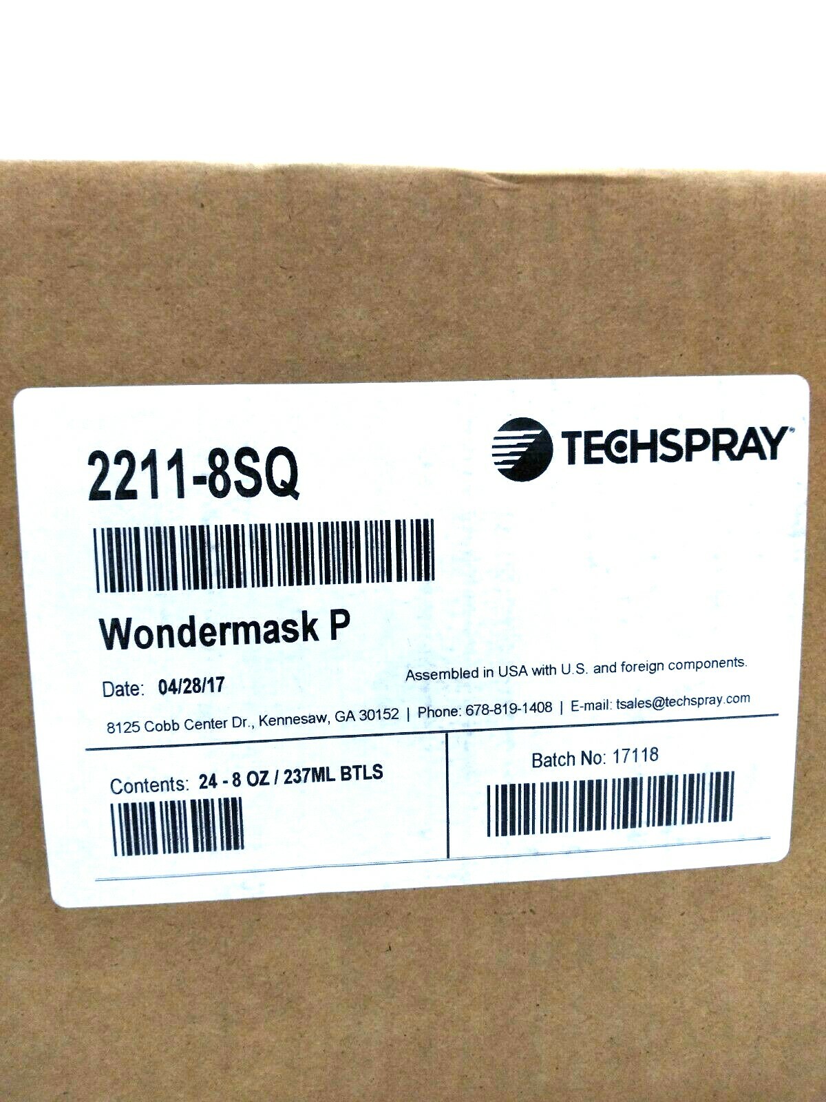 Techspray 2211-8SQ Wondermask Peelable Solder Mask 8oz | eBay