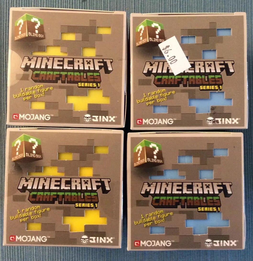 MINECRAFT CRAFTABLES SERIES 1 BLIND BOX LOT OF (4) SEALED HOT NEW | eBay