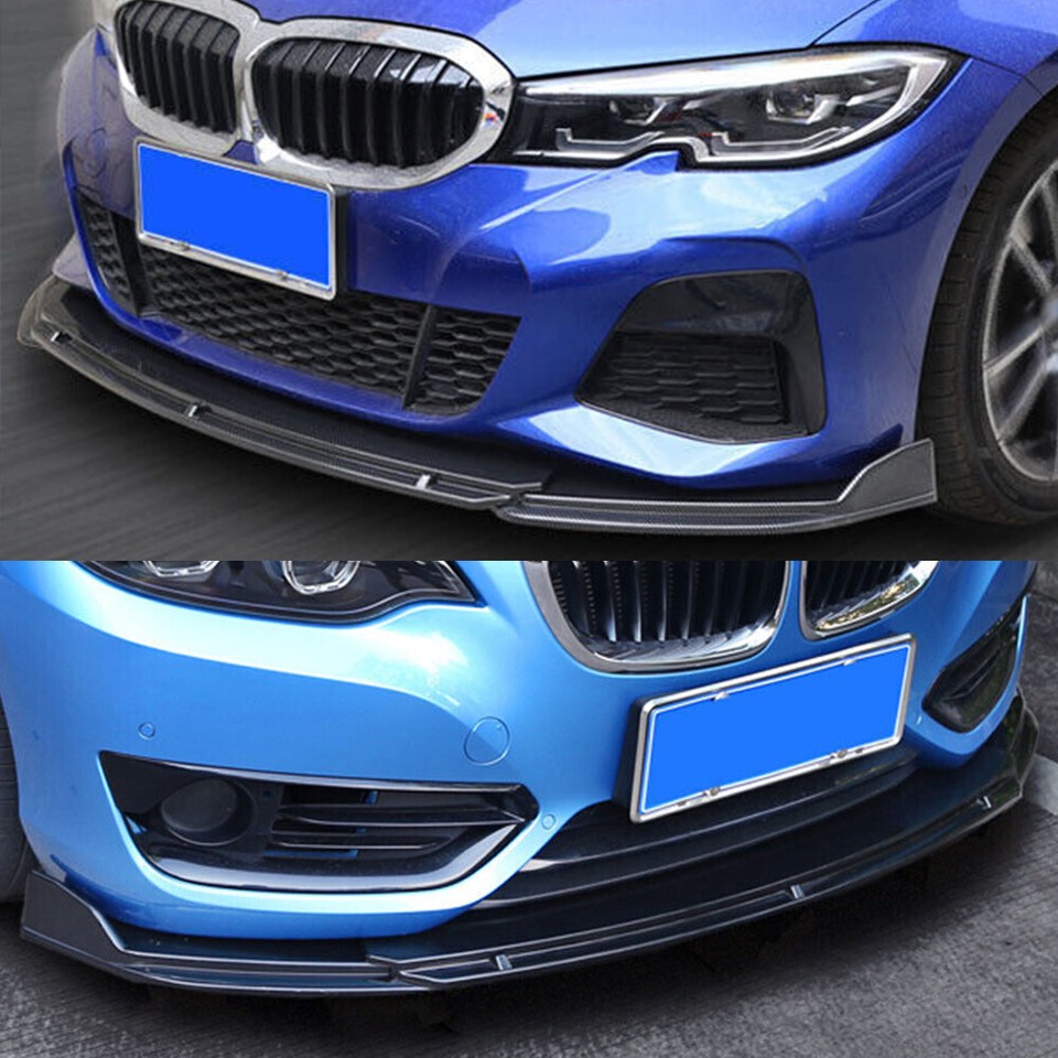 For Toyota GR86 Front Bumper Lip Spoiler Splitter + Strut Rods Glossy ...