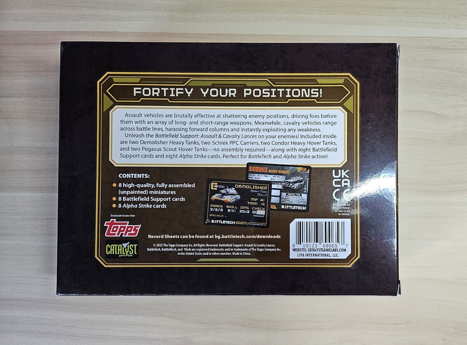 Battletech Assault & Cavalry Lances Box Set (Catalyst Game Labs ...