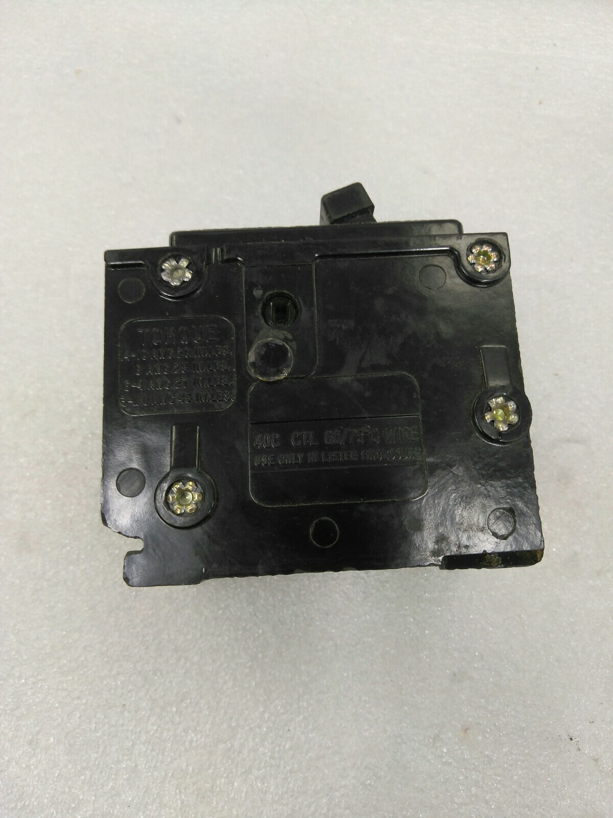 Cutler Hammer TYPE BR260 ,C260 ,2P 60Amp 120/240VA , Plug On Breaker ...