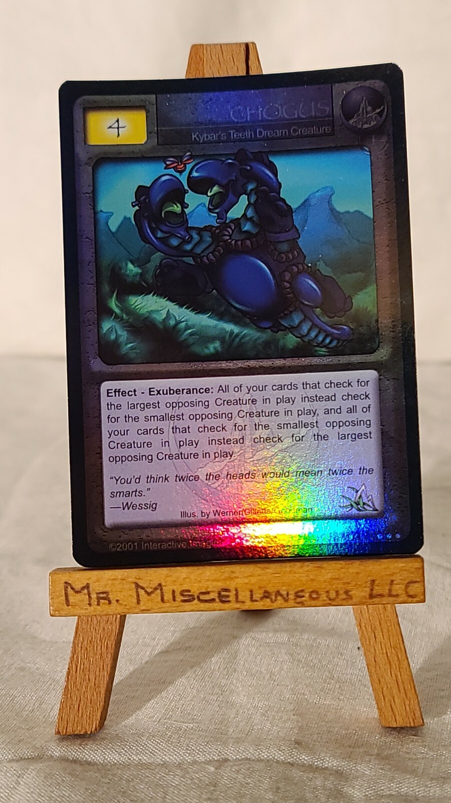 Magi Nation Duel - CHOGUS - Kybar's Teeth Creature - Dream's End - Foil ...