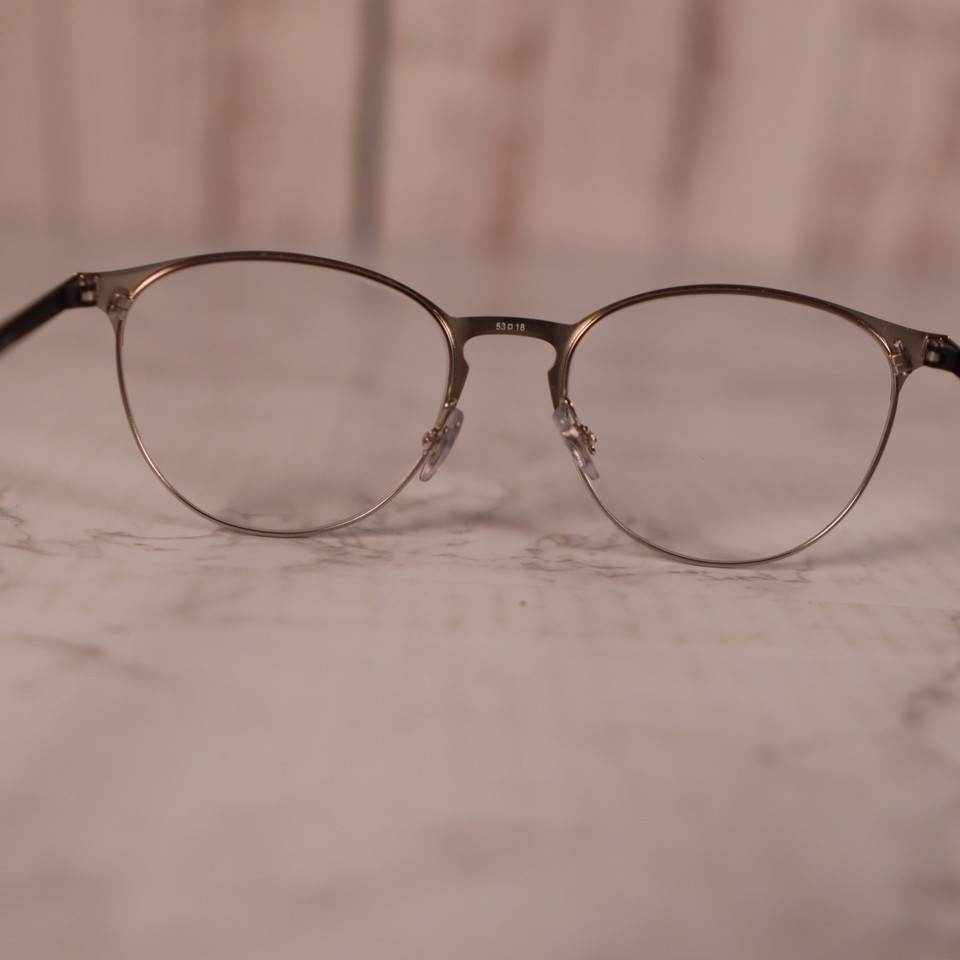 Ray-Ban Eyeglasses RB 6375 2861 Polished Black Silver Round Frame 53 ...
