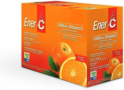 Ener C Vitamin C with Mineral Ascorbates Multivitamin Orange Drink Mix ...