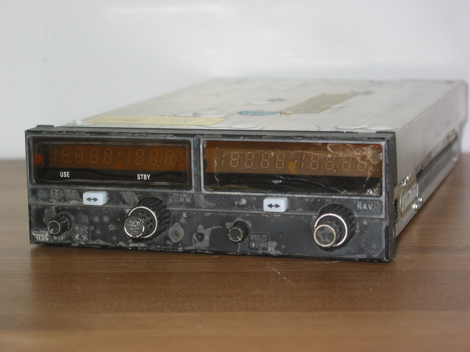 14 VOLT BENDIX KING KX-155 NAV COM RADIO !!! P/N 069-1024-30 !!! NICE ...