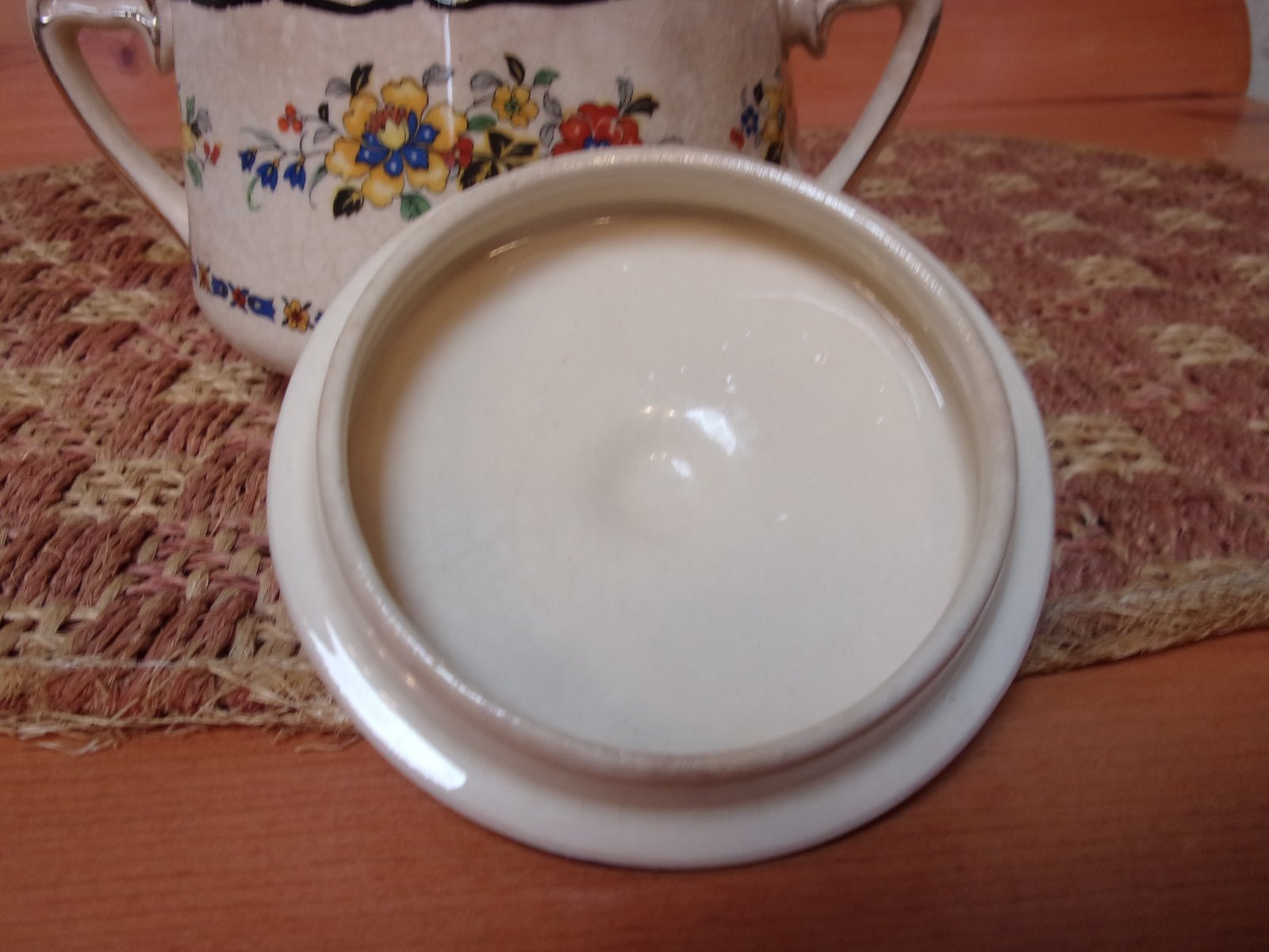 Antique Argosy W.S. George Ivory #1169DCovered Sauce Bowl Nice Patina ...