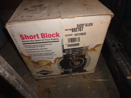 One New Briggs short block 692707 FREE Shipping in US description for ...