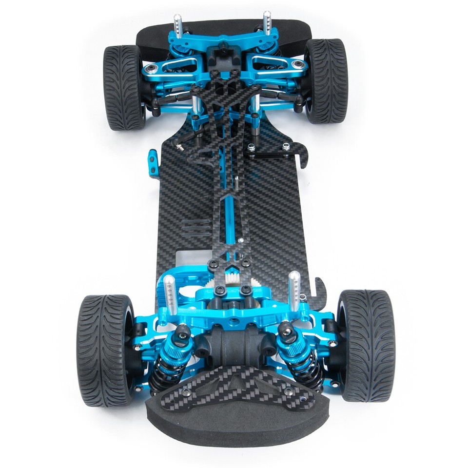 Alloy Metal & Carbon Touring Car Frame Kit RC 1/10 4WD For TT01 TT01E ...