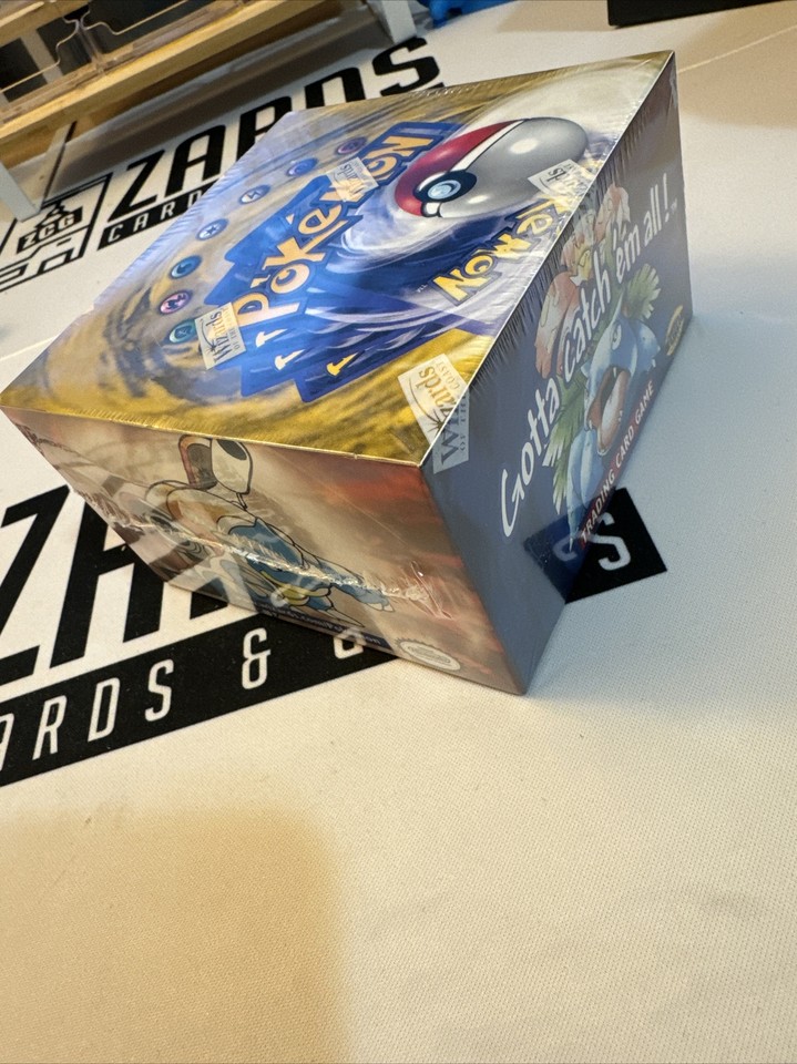 Pokemon Base Set Unlimited Booster Box GREEN WING CHARIZARD Sealed ...