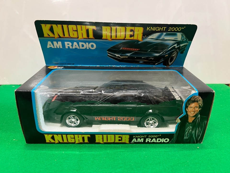 VINTAGE AM TRANSISTOR RADIO KNIGHT RIDER KNIGHT 2000 CAR RADIO 1984 MIB ...