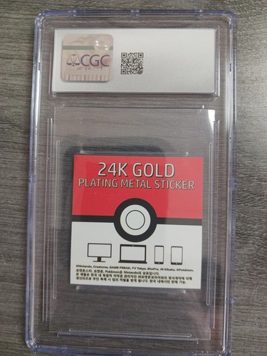 CGC Mint 9 Charizard Pokemon Candy Stickers 24k Gold Plating | eBay