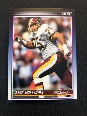 1990 Score Supplemental Football Card #12T Eric Williams RC | eBay