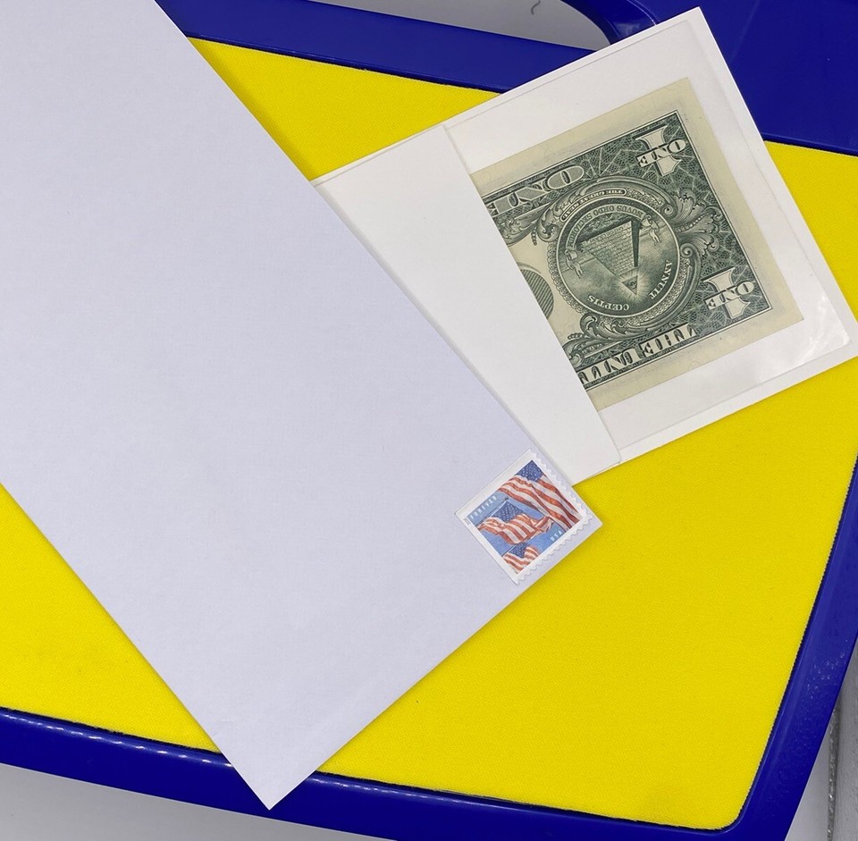 QUAD Repeater 4 Digit Double Double Fancy Serial Number One Dollar Bill ...