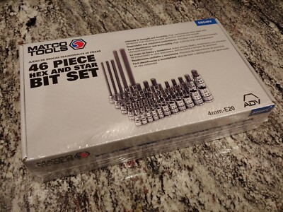 MATCO tools 46pc ADV Master Bit Socket Set- SEALED | eBay