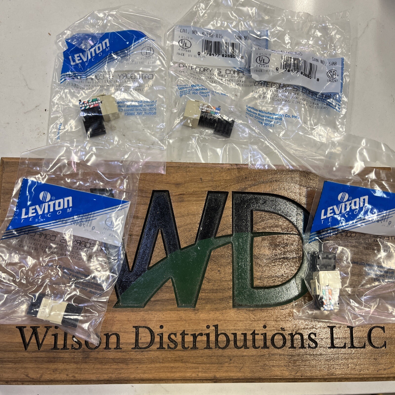 LEVITON 41108-R15 CAT5 SNAP-IN JACK T568 A/B IVORY Pkg of 5 | eBay