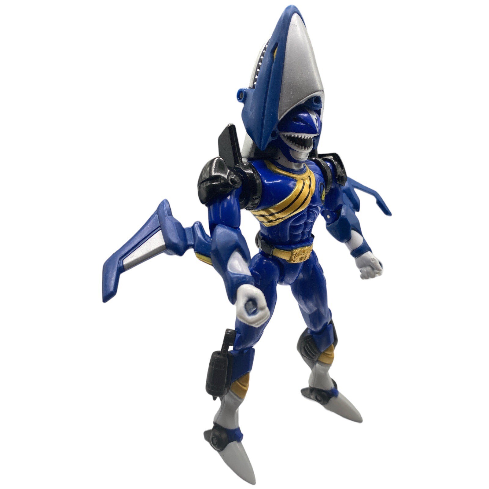 Power Rangers Wild Force Deluxe Zord Morphin Blue Shark Ranger 2001 ...