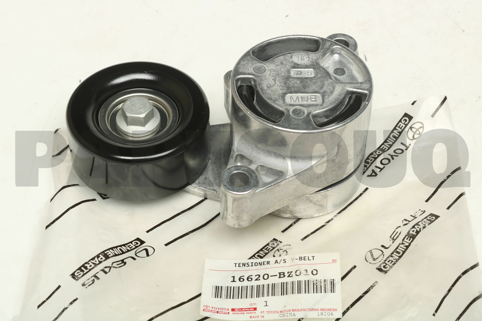 16620BZ010 Genuine Toyota TENSIONER ASSY V-RI 16620-BZ010 | eBay