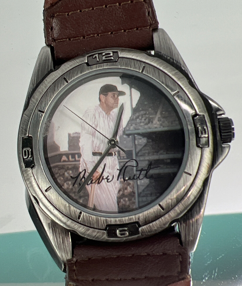 LIFE Legends of Baseball BABE RUTH Collectible 39mm Watch - Needs ...