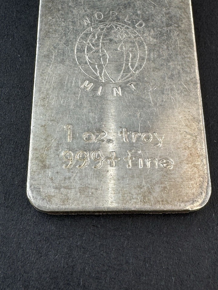 World Mint Eagle Vintage 1oz Silver Bar Ingot | eBay