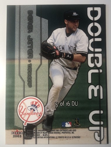 2003 FLEER ULTRA #DU5 DEREK JETER & NOMAR GARCIAPARRA DOUBLE UP 1115 | eBay