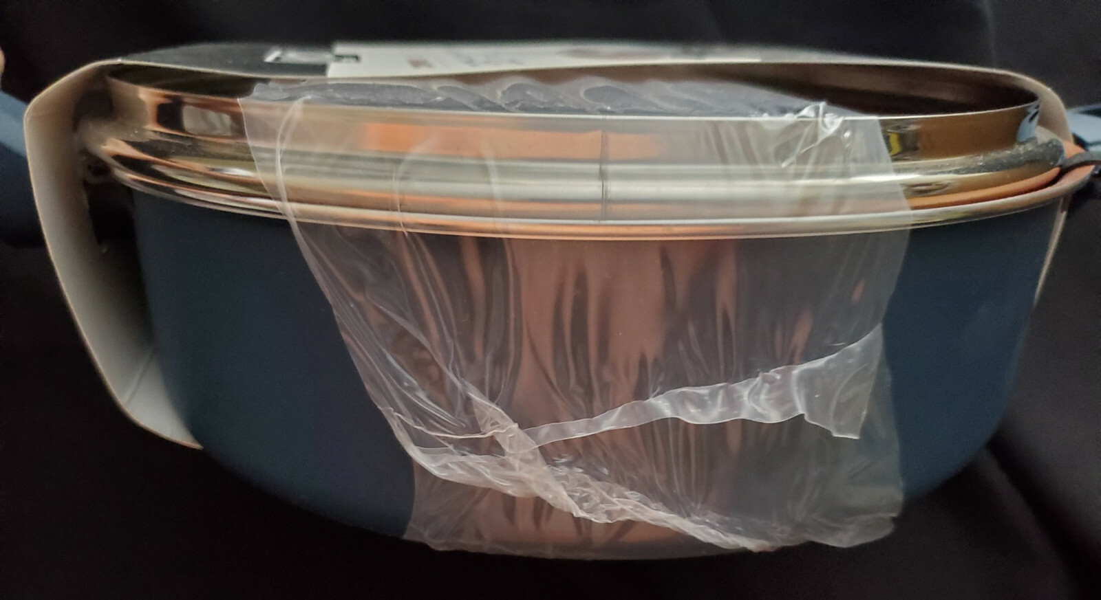 IKO COOK COPPER COLLECTION 3.5 Qt. COPPER CERAMIC SAUTE PAN NEW BLUE ...