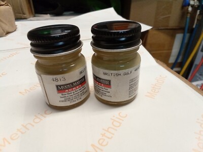 TESTORS MODEL MASTER 4813 BRITISH GULF ARMOR LIGHT ACRYLIC PAINT 1/2 oz ...