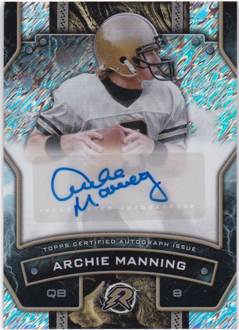 2024 Topps Resurgence - Resurgence Signatures Archie Manning #RS-AMA ...