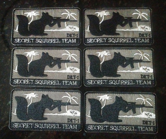 Secret Squirrel Tactical Morale Shooting Patch - Military, SWAT BDU IDPA USPSA | eBay
