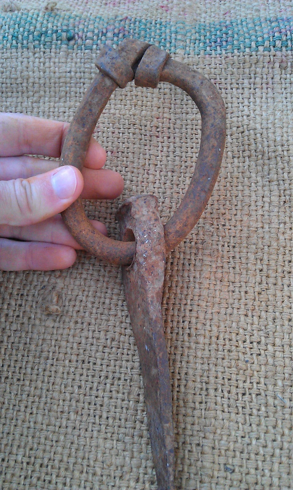 ANTIQUE WROUGHT IRON LOGGING SPIKE WOODWORK | eBay