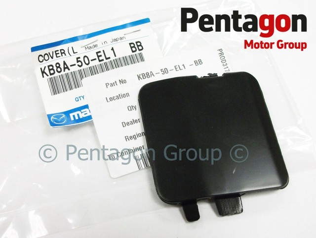 Genuine Passenger Side Rear Bumper Tow Eye Cap KB8A-50-EK1-BB