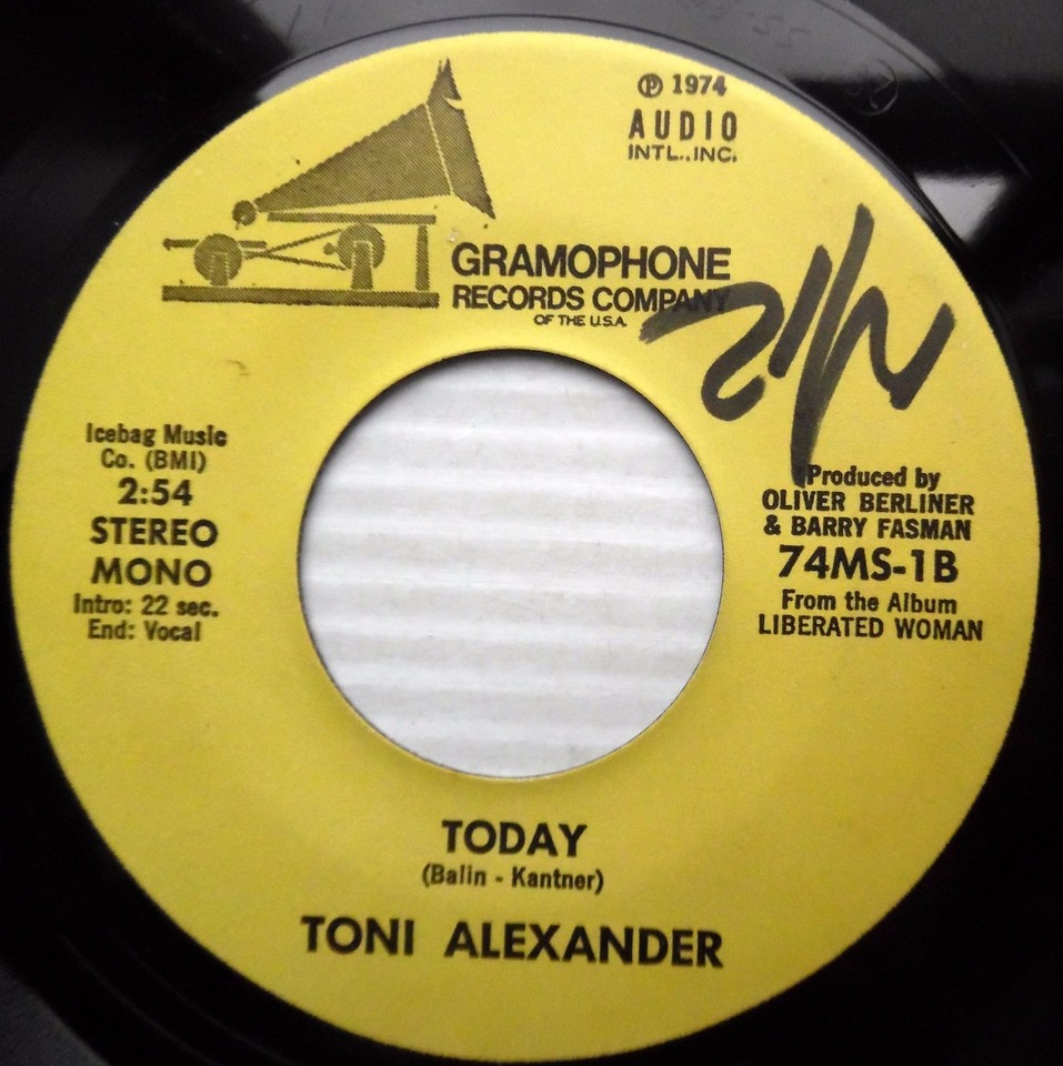 TONI ALEXANDER Liberated Woman / Today 7" 45 obscure & RARE WFMU ...