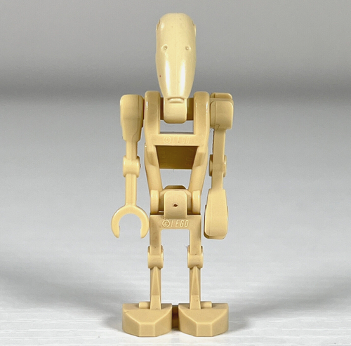 LEGO Battle Droid Minifigure - Tan with Angled and Straight Arm sw0001c ...