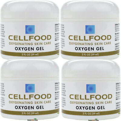 4 x Cellfood Oxygen Gel 2 oz | eBay