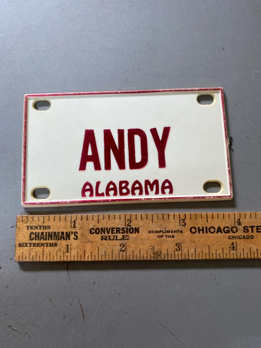 Andy Name Plate