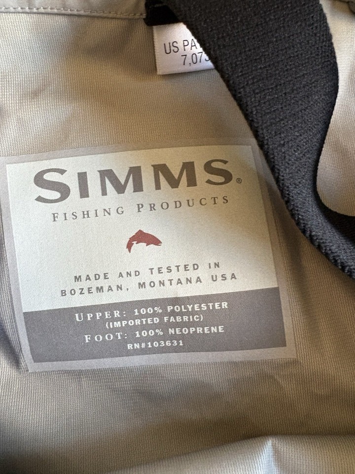 Simms Gore-Tex Stockingfoot Waders Women's Large Fly F RN103631 Made in ...